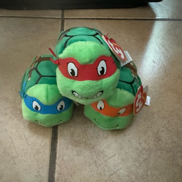 Ty | Toys | Teeny Tiny Ty Tmnt 4 Plush Viacom Teenage Mutant Ninja ...